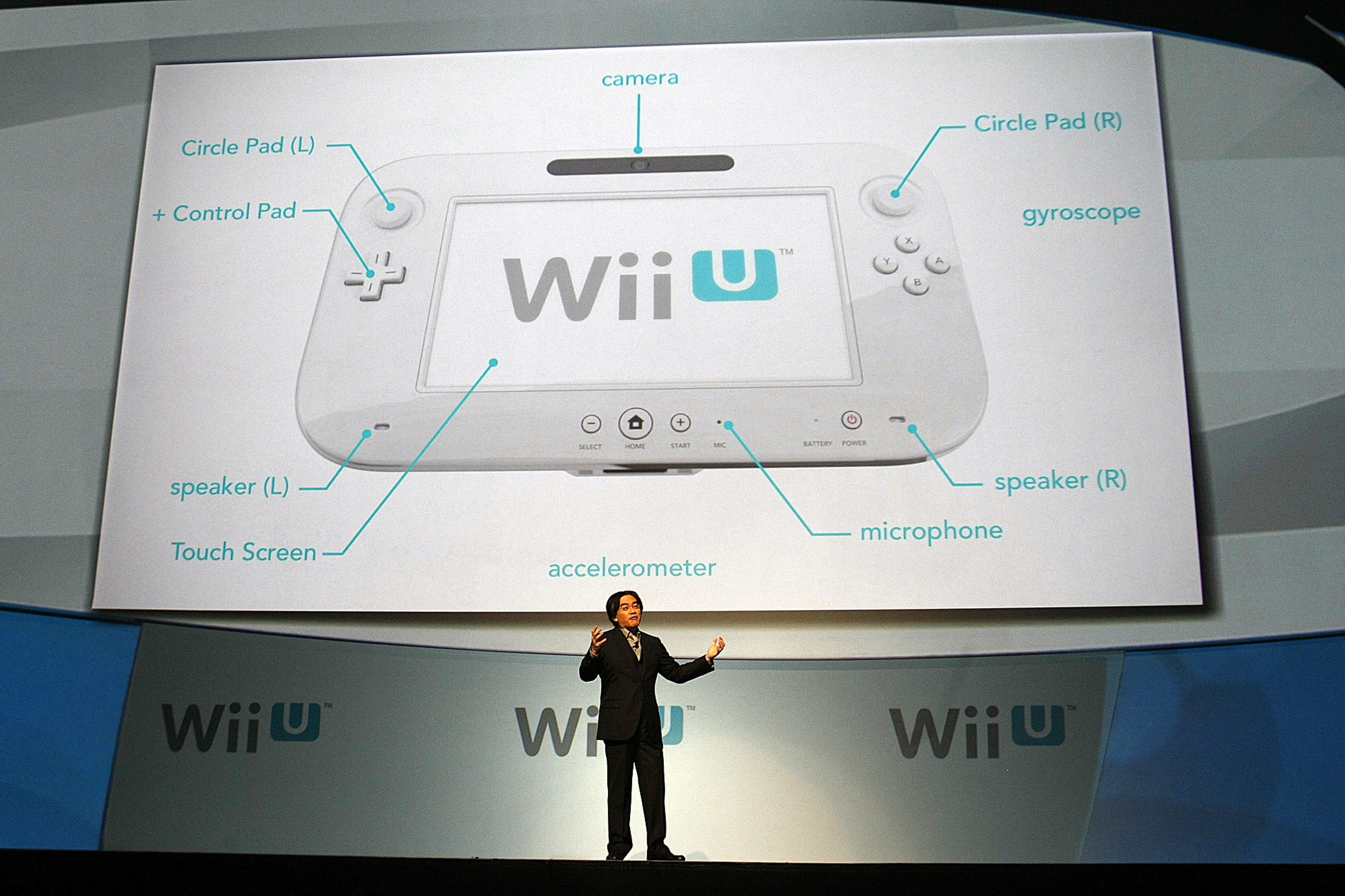 Nintendo unveils Wii U with tablet-size touch-screen controller ...